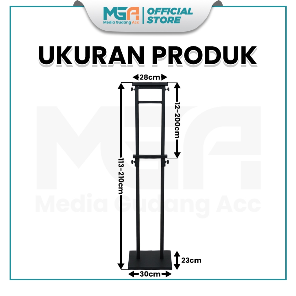 Jual TRIPOD BANNER TYPE TEGAK / STAND BANNER 2 SISI / STANDING BANNER ...