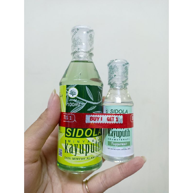 Jual Sidola Minyak Kayu Putih 100 ML Masuk Angin Mual Muntah Perut ...