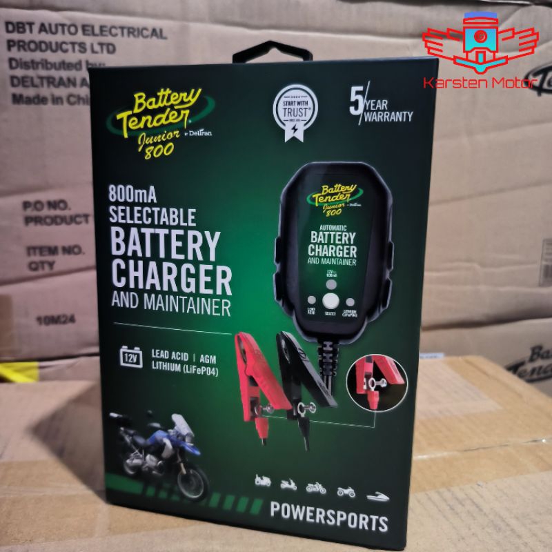 Jual Charger Aki Motor & Genset 12V - 800 mA & Maintainer (aki Basah ...