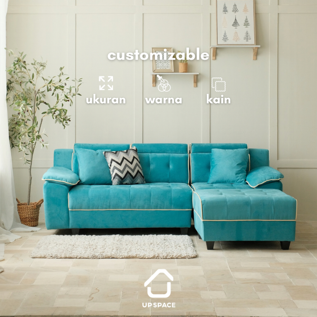 Jual Up Space Brisbane Sofa Modular / Sofa L Set / Sofa Custom ...