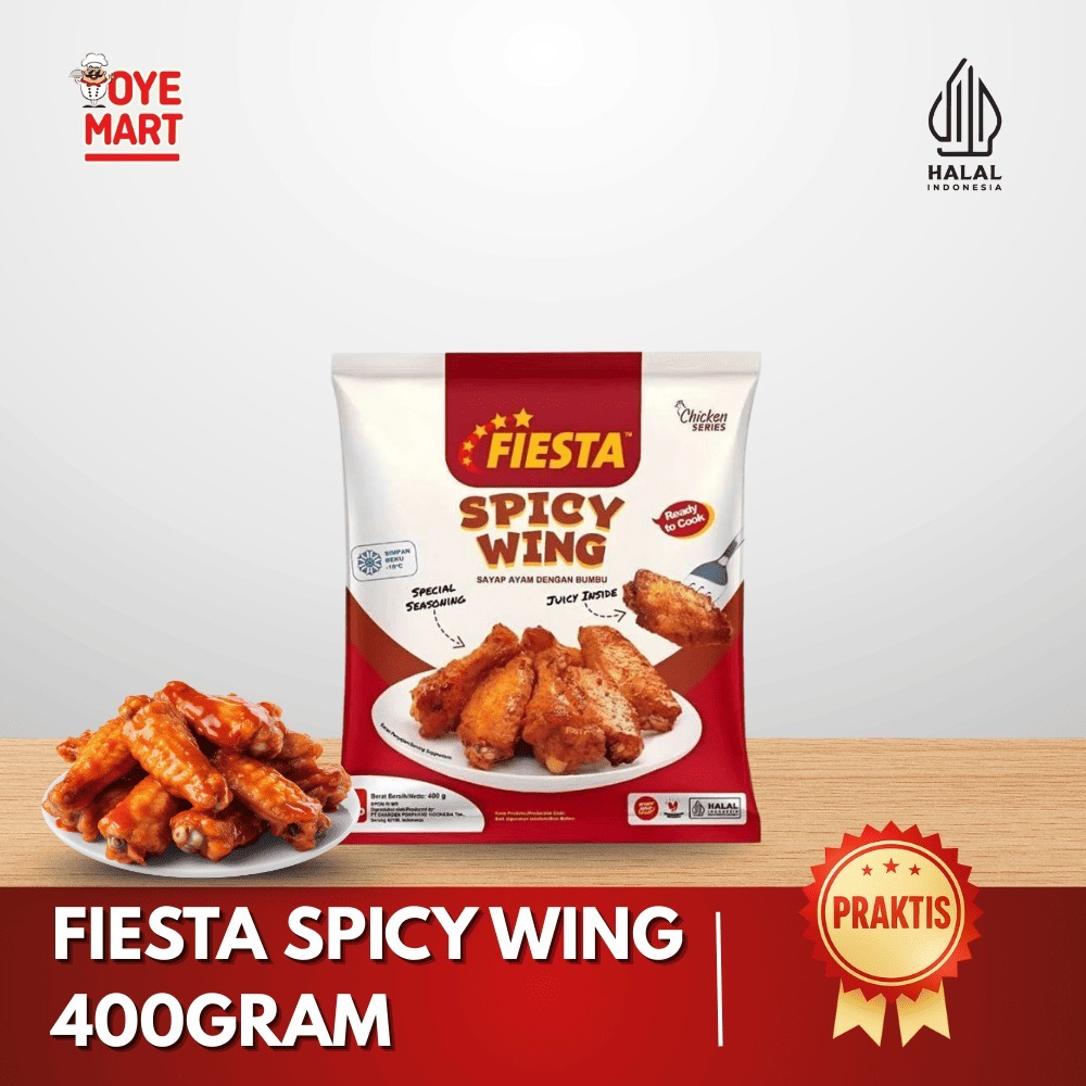 Jual FIESTA CHICKEN SPICY WING 400G | Shopee Indonesia