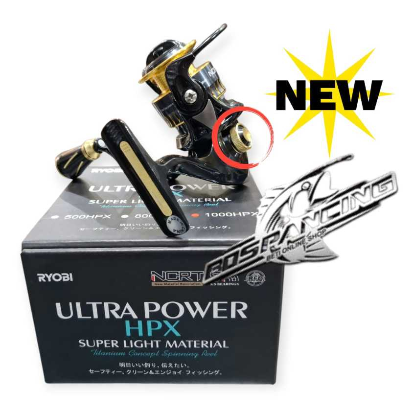 Jual Reel RYOBI Ultra Power 500 800 1000 HPX Gold | Shopee Indonesia