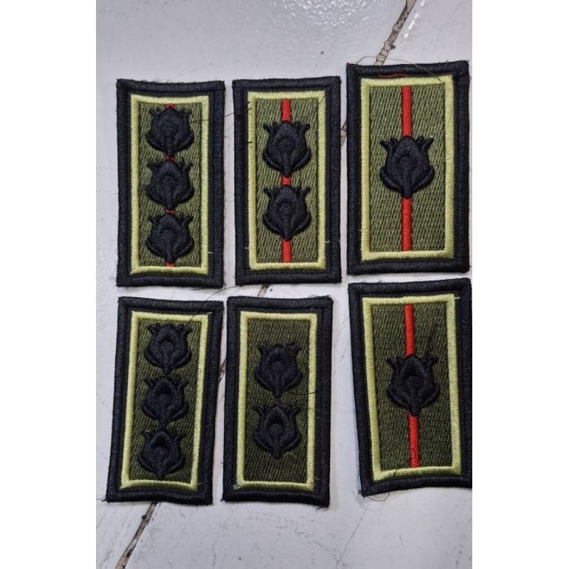 Jual pangkat pdl matra darat NKRI mayor.letkol klolonel ( lis merah ...