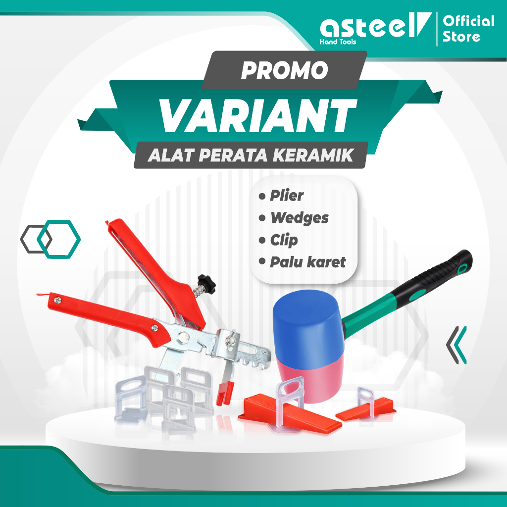 Jual ASTEEL Alat Perata Pasang Keramik Granit Lantai Spacer Tile ...