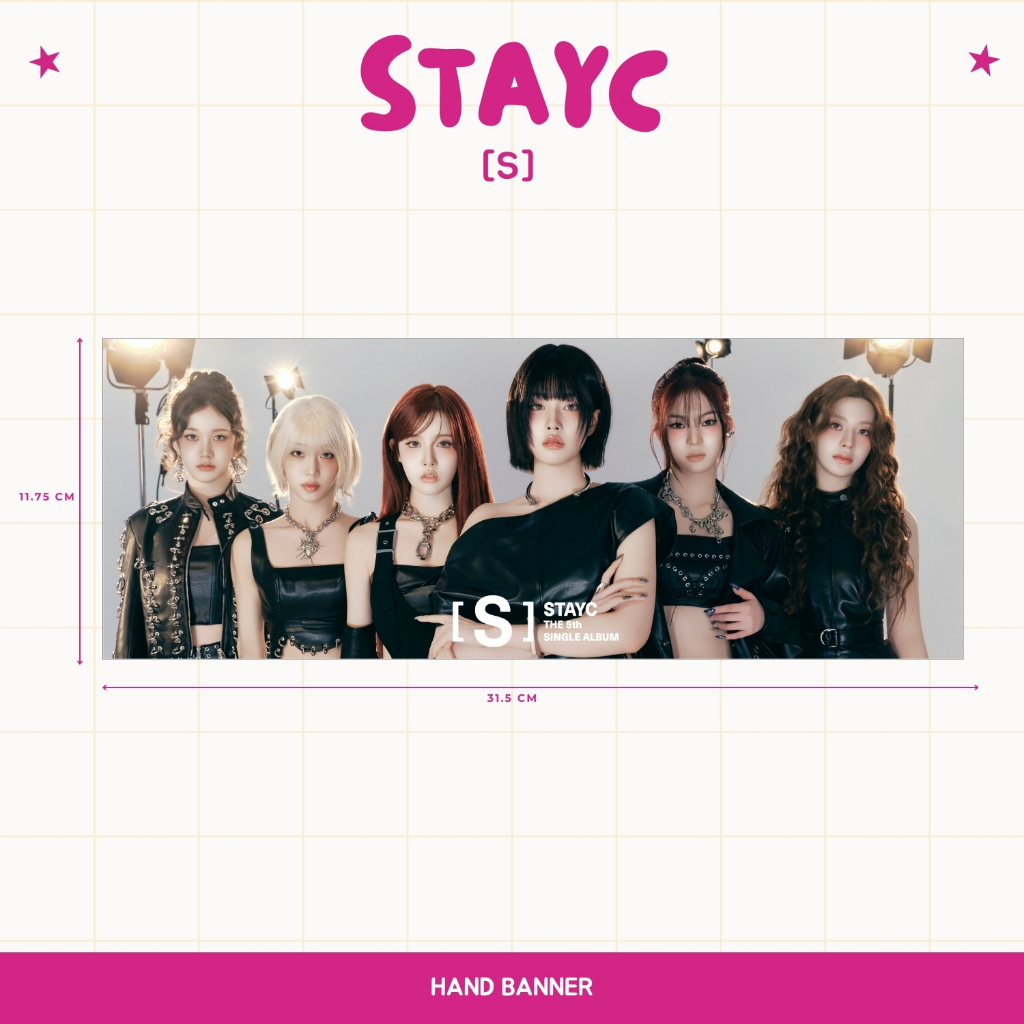 Jual HAND BANNER STAYC [S] HANDBANNER KPOP UNOFFICIAL SUMIN SIEUN ISA ...