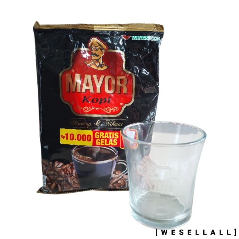 Jual Mayor Kopi 120 gr Gratis Gelas | 0012SPA | Shopee Indonesia