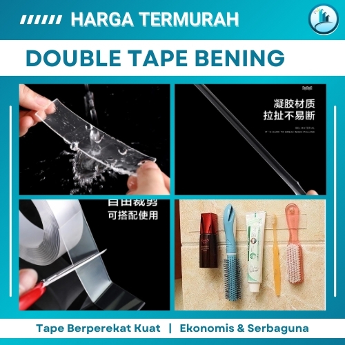 Jual Nano Double Tape Kuat Nano Bening Double Tip Dinding Super Kuat ...