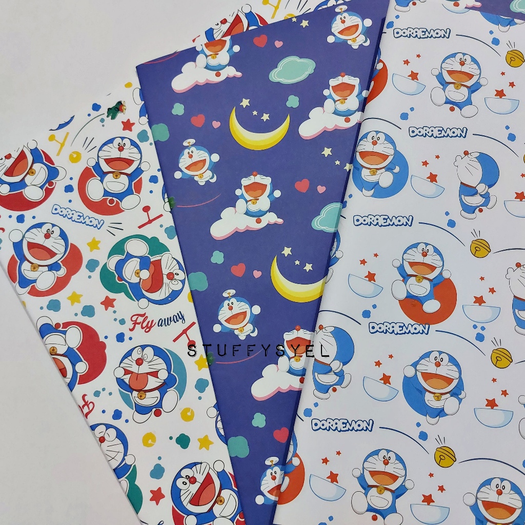 Jual Kertas Kado Doraemon Kertas Kado Sansan Wawa bisa untuk sampul ...
