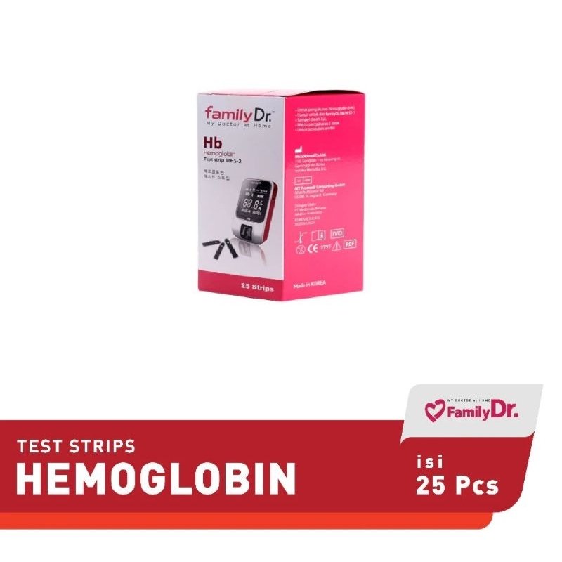Jual FAMILY DR STRIP HEMOGLOBIN STIK ISI ULANG HB | Shopee Indonesia