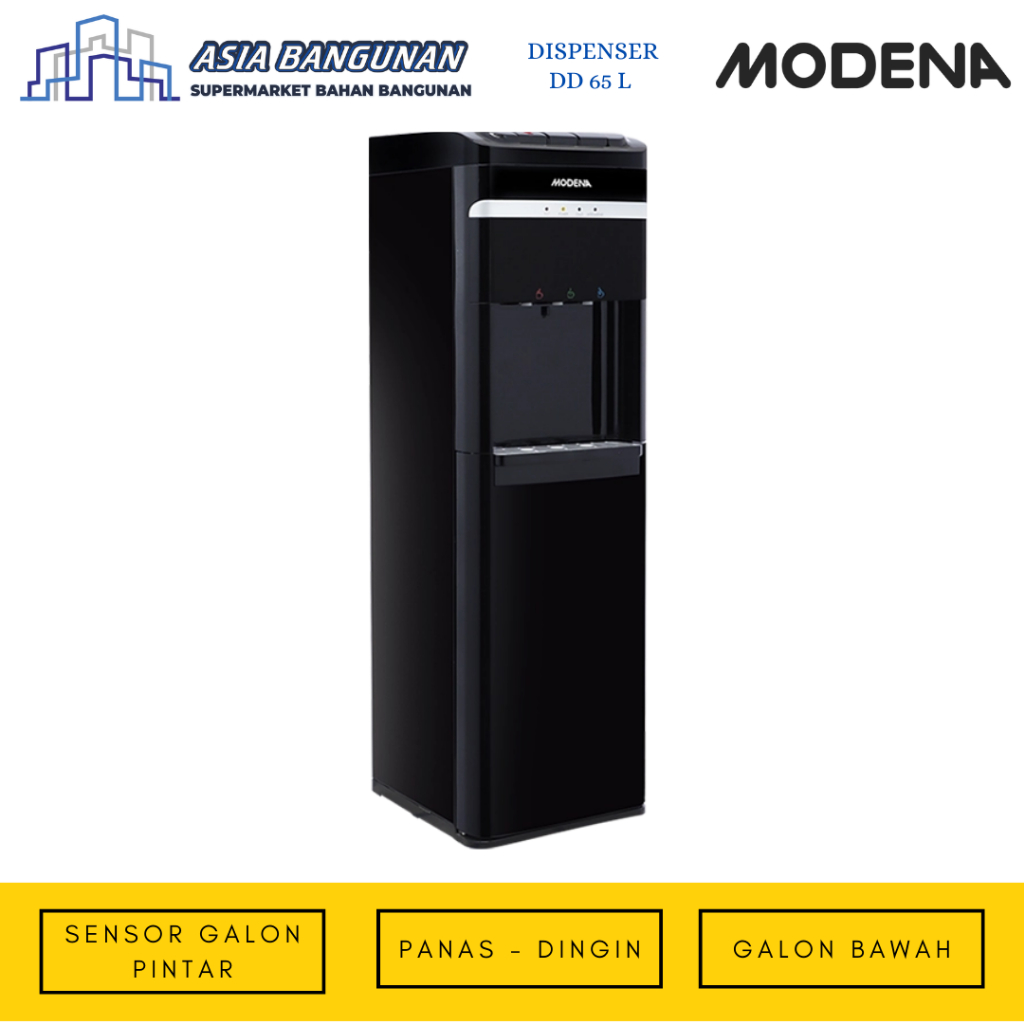 Jual ASIA BANGUNAN - MODENA WATER DISPENSER DD 65 L GALON BAWAH PINTAH ...