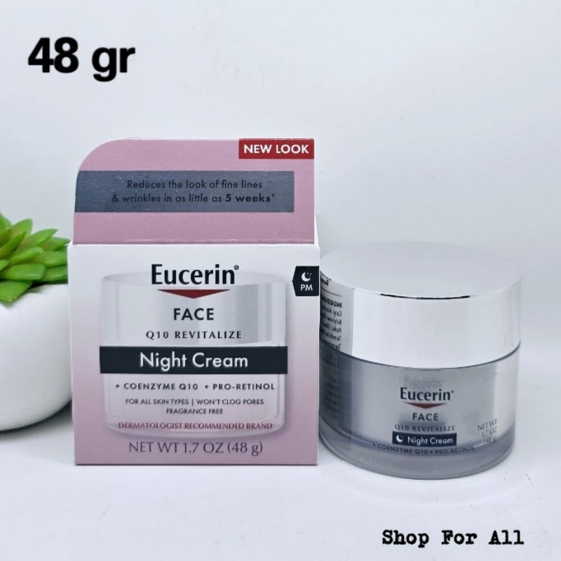 Jual EUCERIN Q10 Anti Wrinkle Pro Retinol Night Cream 48 g (Full Size ...