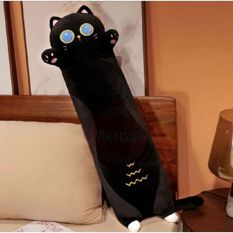 Jual 100 Cm Guling Kucing Jumbo Bantal Guling Kucing Mainan Boneka ...