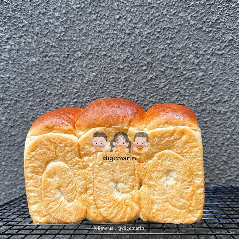 Jual HOKKAIDO MILKBREAD / SHOKUPAN by Digemarin | Shopee Indonesia