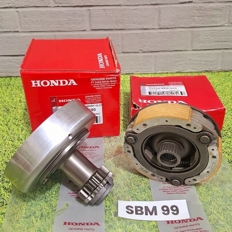 Jual Mangkok Lonceng+Kampas Ganda Assy Honda Supra X 125 Karisma KPH | Shopee Indonesia