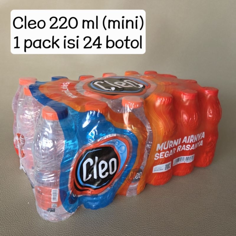 Jual Cleo 220 ml mini (kemasan plastik) | Shopee Indonesia