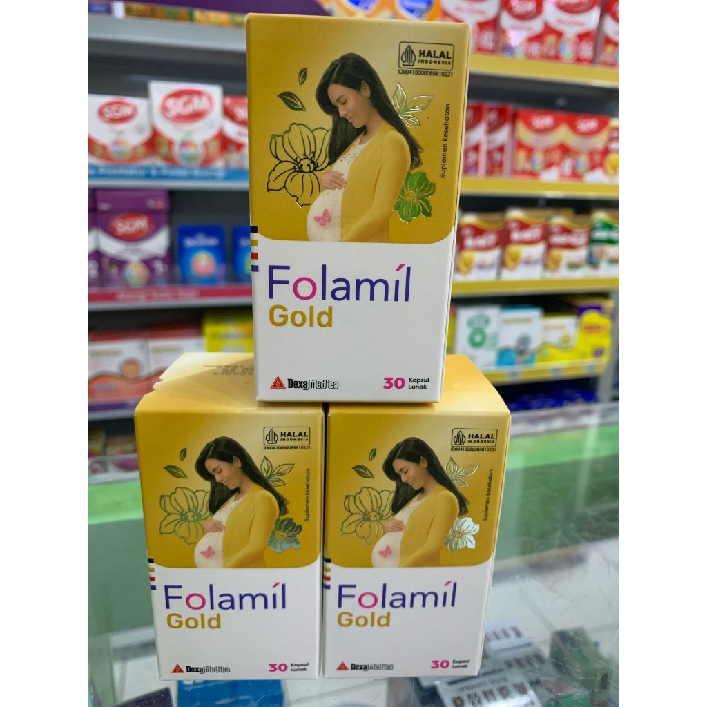 Jual Folamil Gold isi 30/botol. | Shopee Indonesia