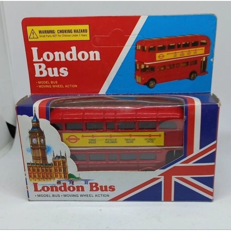 Jual thomas benacci london bus leyland doubledecker diecast (t ...