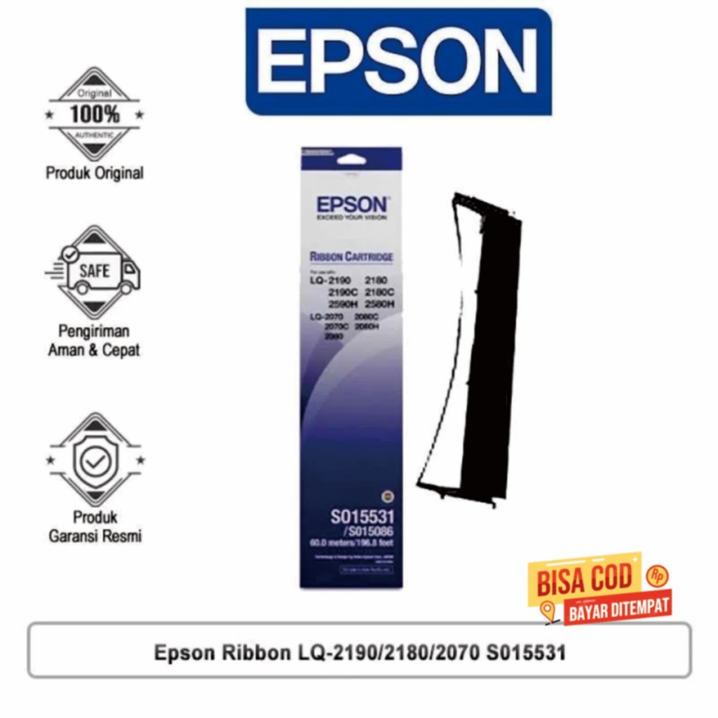 Jual Ribbon Cartridge Epson LQ 2190 | Ribbon Cartridge Epson Original ...