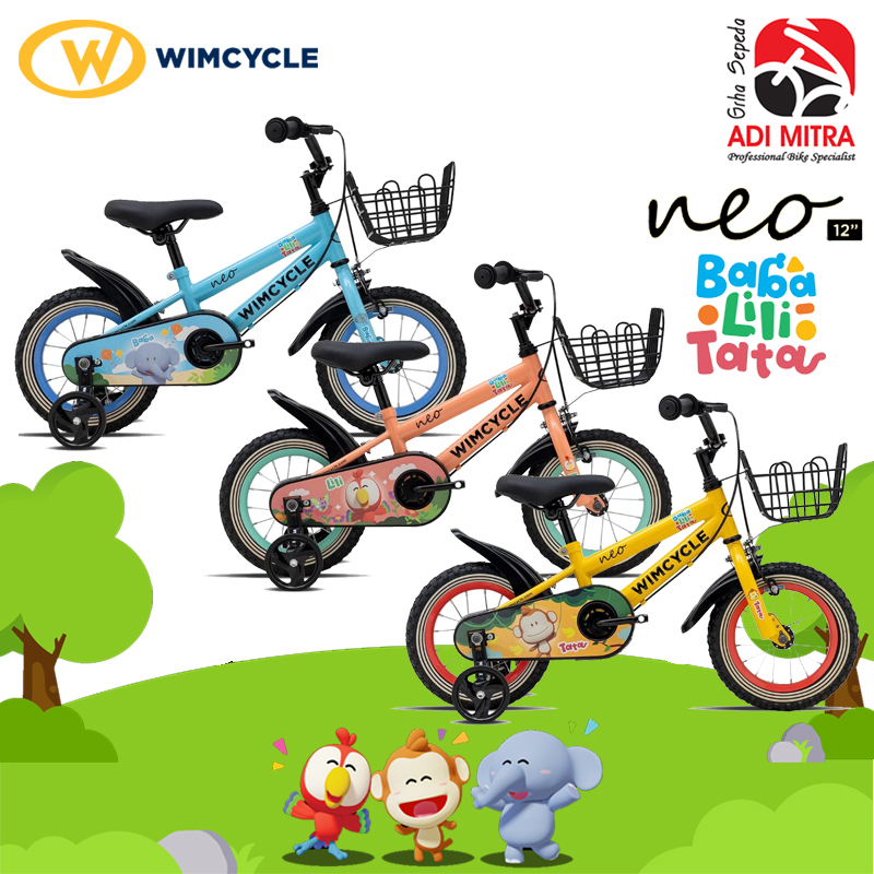 Jual Wimcycle Neo BaLiTa Baba Lili Tata [12 Inch] Sepeda Anak Keranjang ...