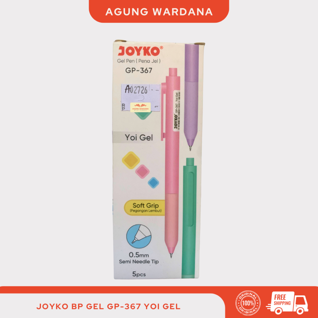 Jual BOLPOIN JOYKO BP GEL GP-367 YOI GEL 1 PACK | Shopee Indonesia