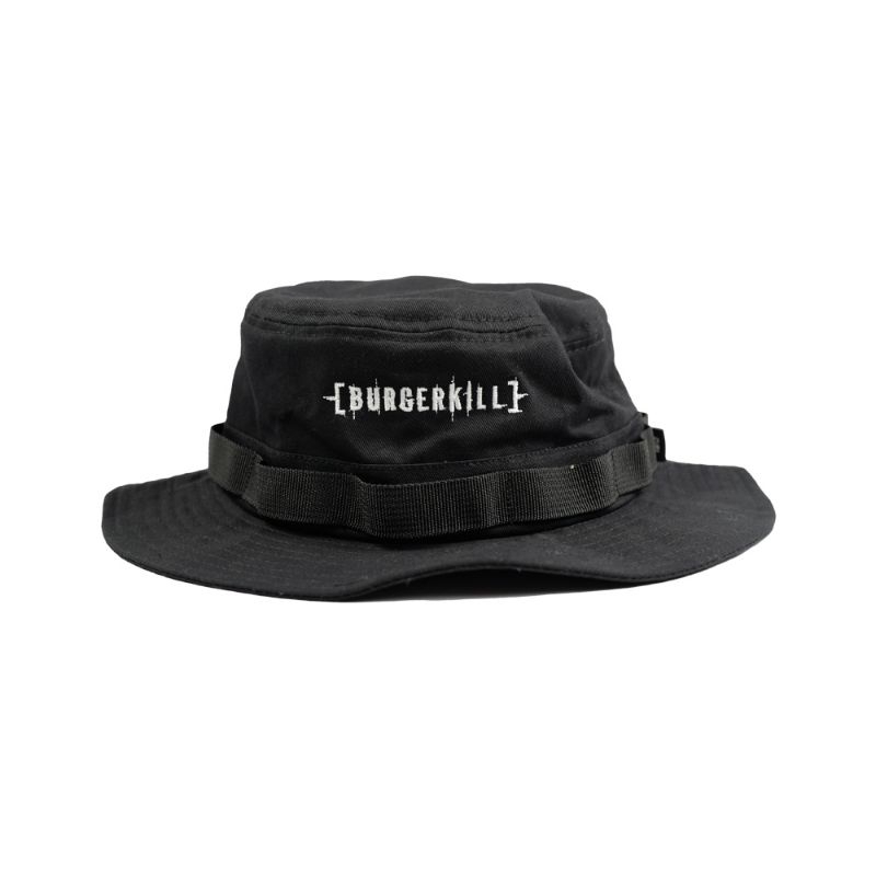 Jual EVIL X BURGERKILL - JUNGLE HAT BLACK OFFICIAL MERCHANDISE | Shopee ...