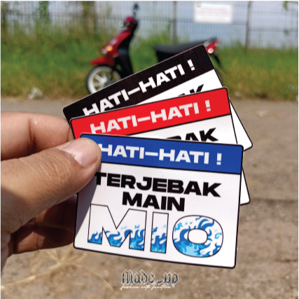 Jual STICKER UV DTF GRAPTEC HATI HATI TERJEBAK MAIN MIO UNTUK MOTOR ...