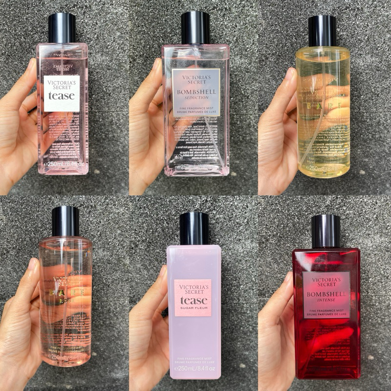 Jual Victoria Secret High End Body Mist 250 ml / bare / bare rose ...