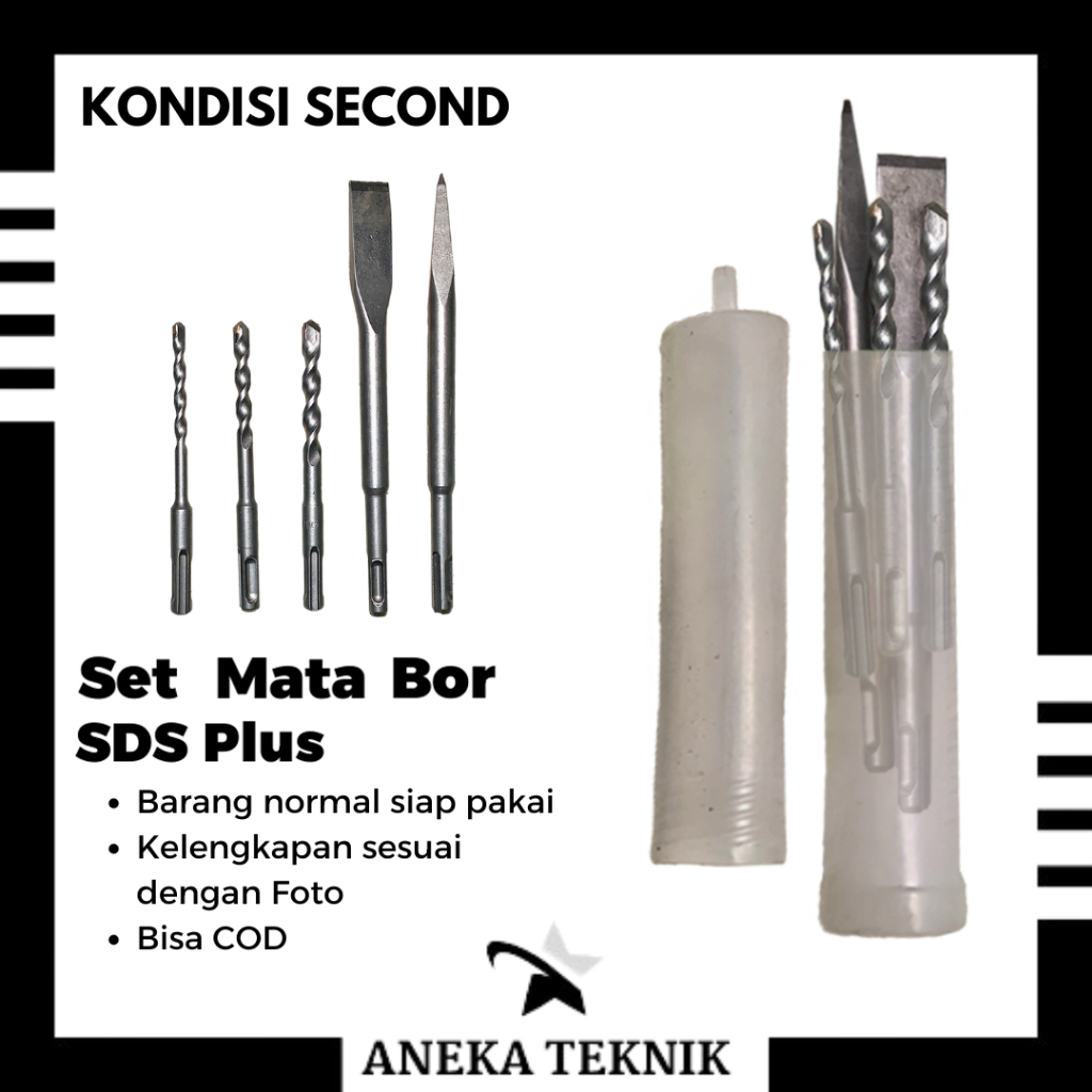 Jual Set Mata Bor SDS Plus 1set(5pcs) | Shopee Indonesia