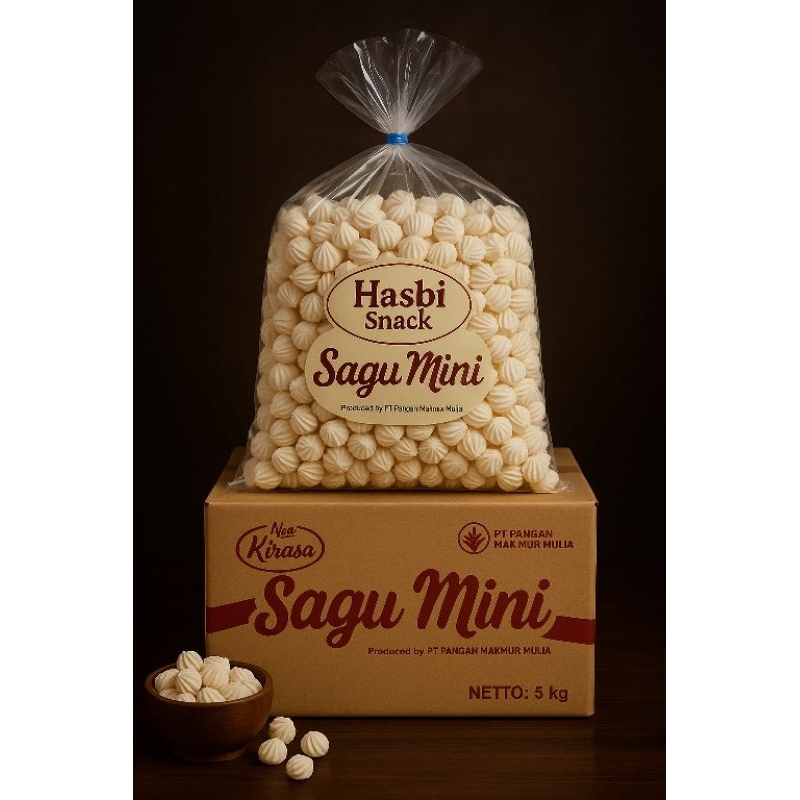 Jual (KHUSUS INSTAN/SAMEDAY)KUE SAGU MINI SUSU 500g-1kg FREE POPCORN ...