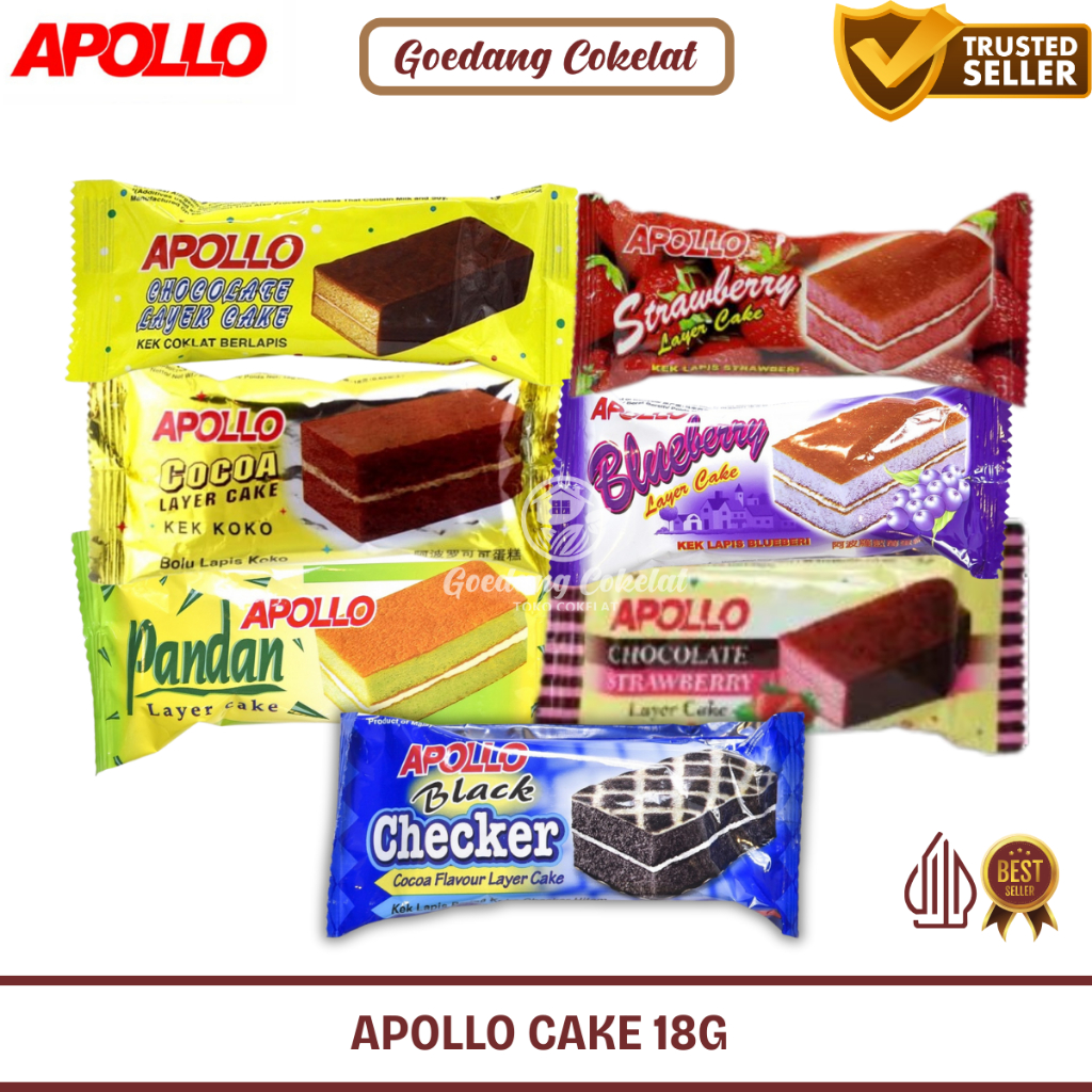 Jual Apollo Layer Cake Black Forest Checker Cocoa Bolu Lapis Rasa ...