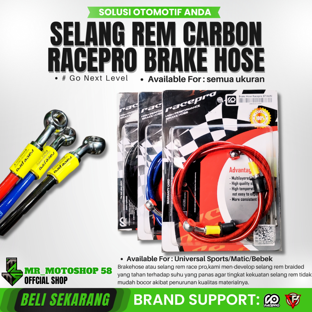 Jual SELANG REM 35 INCH 37 INCH 40 INCH 57 INCH SELANG REM KLX NMAX PCX ...