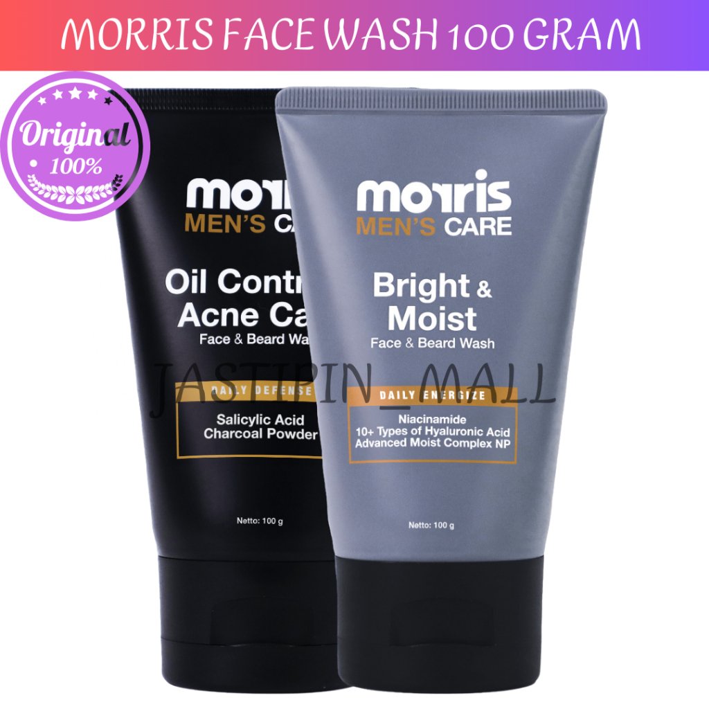 Jual Morris Men Care Face Wash 100 ML | Shopee Indonesia