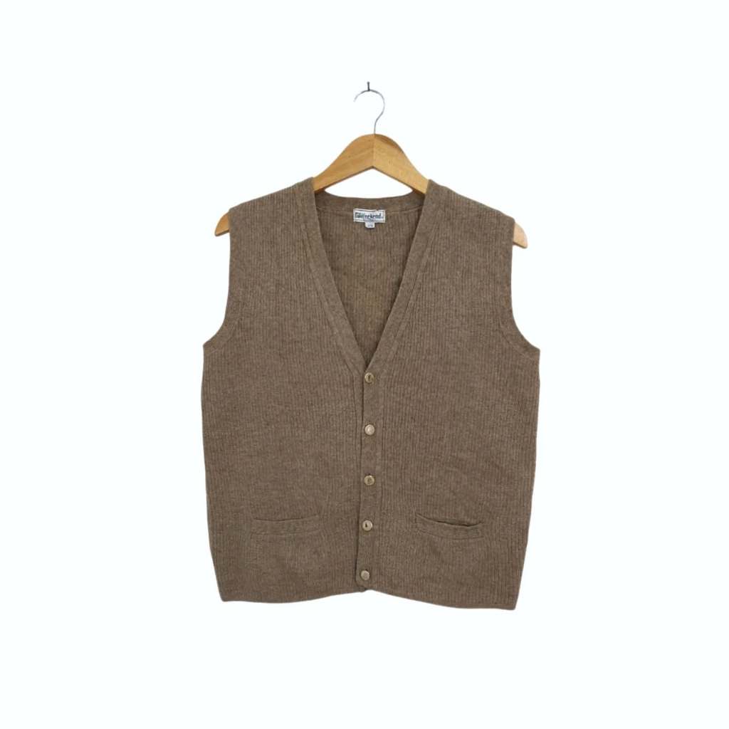 Jual Vest Kancing Coklat Olive (KODE : B71 - 03) | Shopee Indonesia
