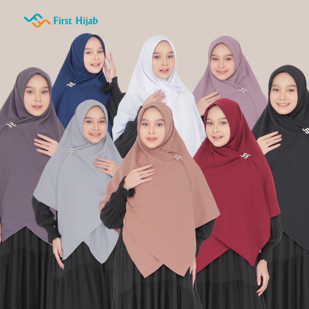 Jual FIRST HIJAB - Athifa Hijab Segiempat Syar'i Bahan Wolfis | Hijab ...