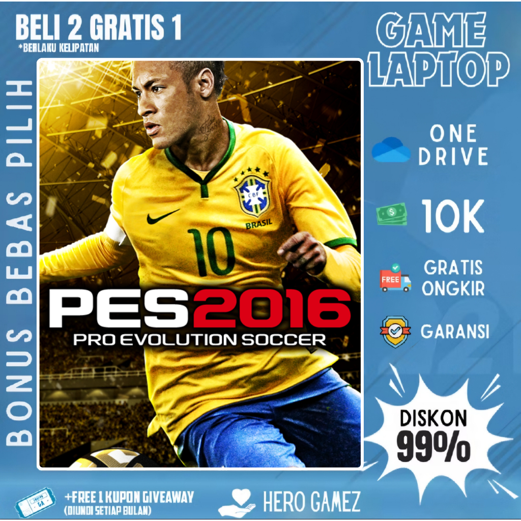 Jual PES 2016 UPDATE 2025 - GAME WINDOWS ORIGINAL - GAME PC - GAME ...