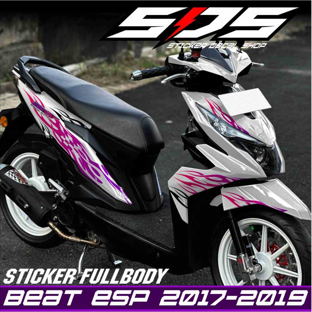 Jual TERBARU Decal Sticker Honda Beat Esp 2017 - 2019 Dekal Motor Honda ...