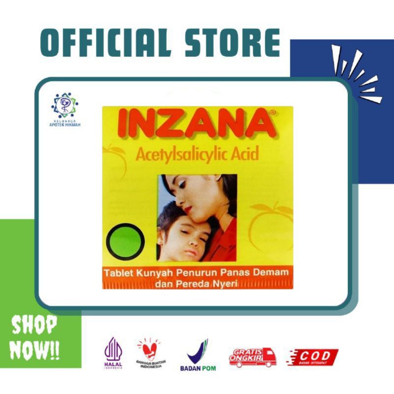 Jual Inzana tablet kids atasi masalah kesehatan demam anak | Shopee ...