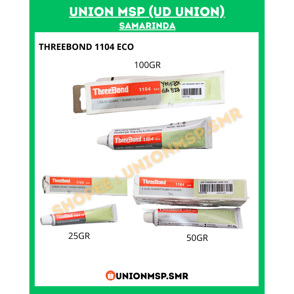 Jual THREEBOND 1104 ECO 25GR / 50GR / 100GR | LEM GASKET SEALANT TAHAN ...