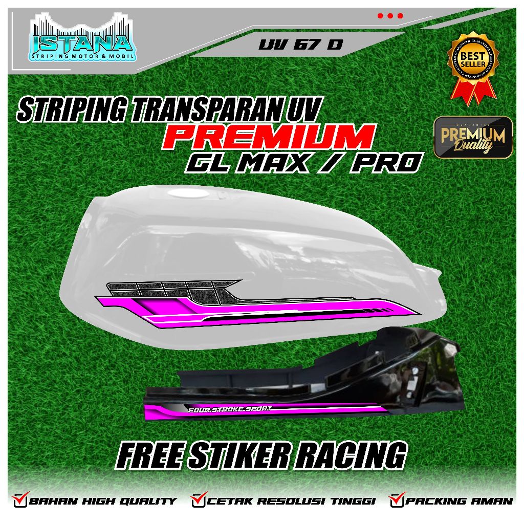 Jual STICKER STRIPING GL MAX PRO UV CUTTING-STICKER TANGKI GL UV ...