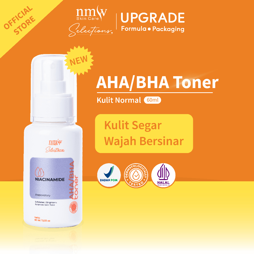 Jual NMW Selections AHA/ BHA Toner - 60ml | Shopee Indonesia