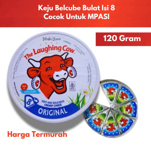 Jual Keju Belcube Bulat Isi 8 Pcs Bentuk Segitiga 120 Gram Cocok Untuk ...