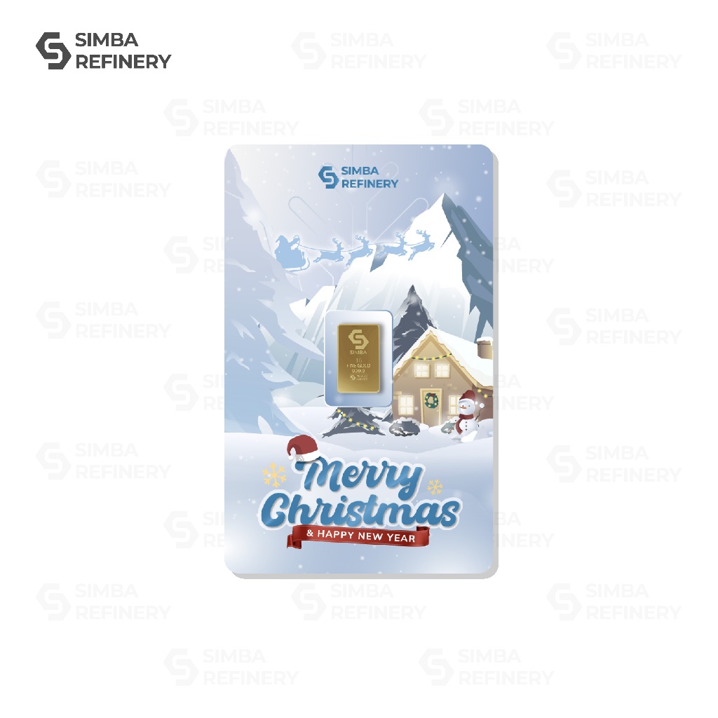 Jual Simba Refinery Logam Mulia 1 Gram Series Christmas Winter | Shopee ...