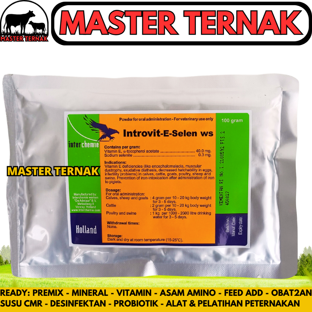 Jual INTROVIT E SELEN WS 100 GRAM - Vitamin Meningkatkan Fertilitas ...