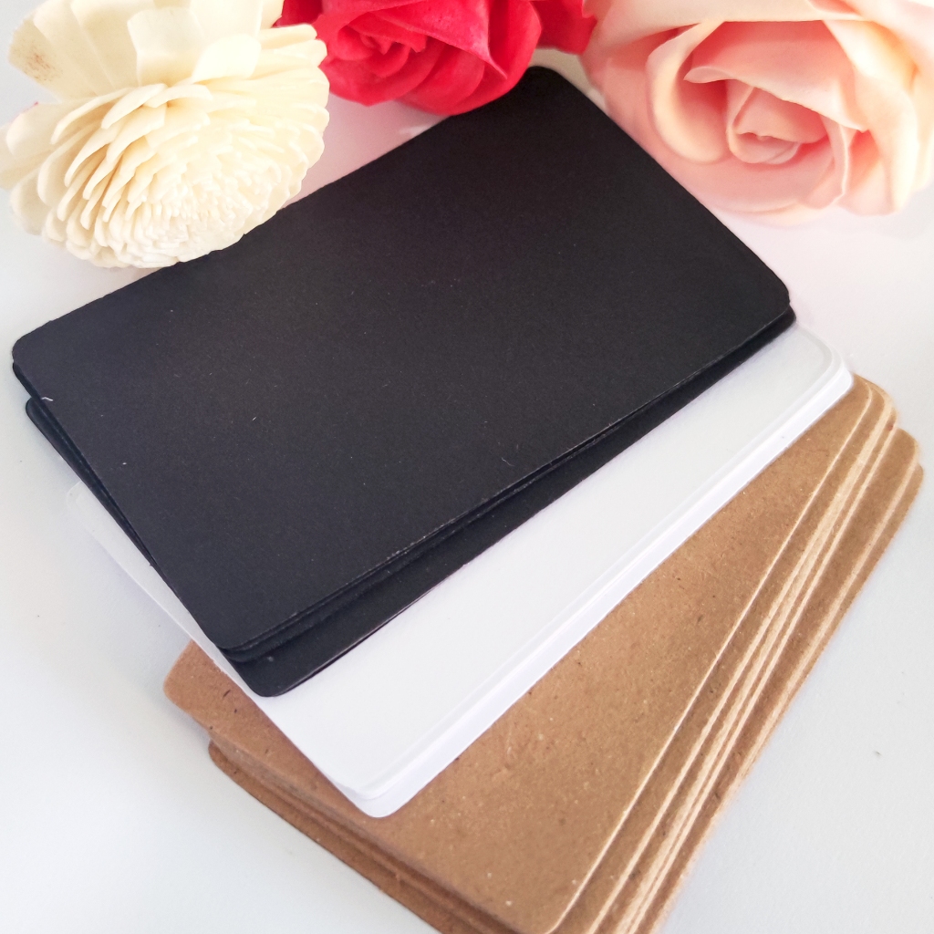 Jual Kartu Notepad Polos Kosong | Blank Card | Kartu Ucapan Kosong ...