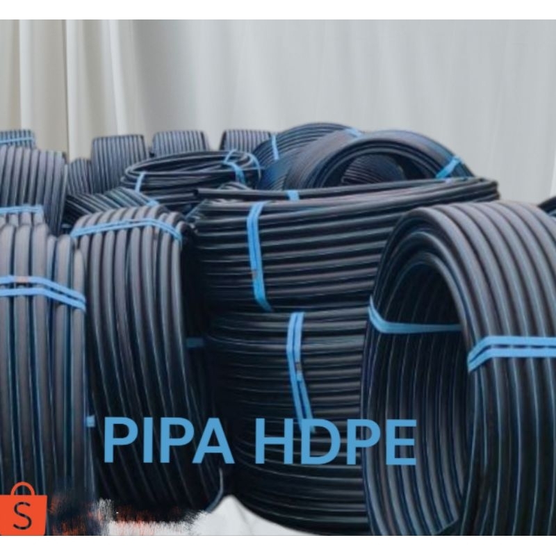 Jual SELANG AIR PIPA HDPE/ PIPA PAM/PDAM 1 INCH PN 10 (50m/roll) | Shopee Indonesia