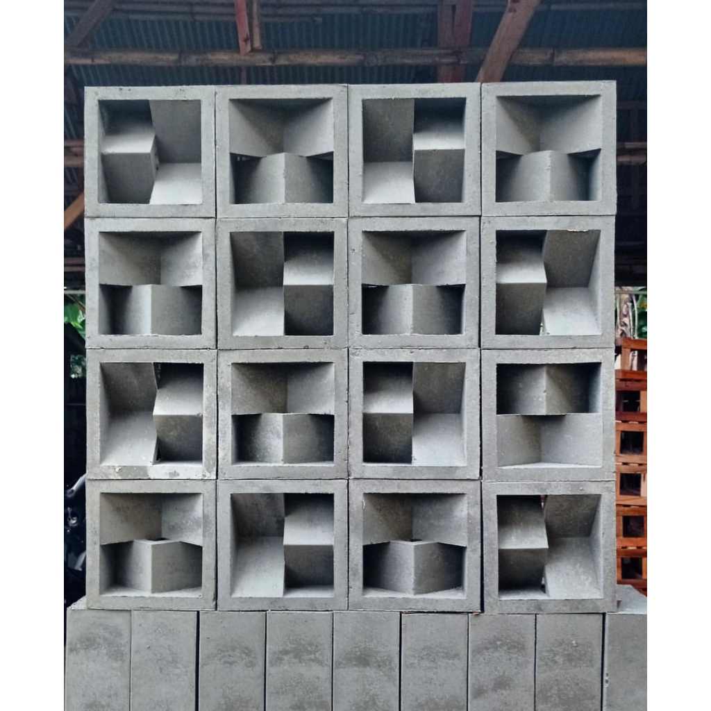 Jual Roster Beton Anti Tampias / Roster Beton Modern / Roster Beton Abu ...