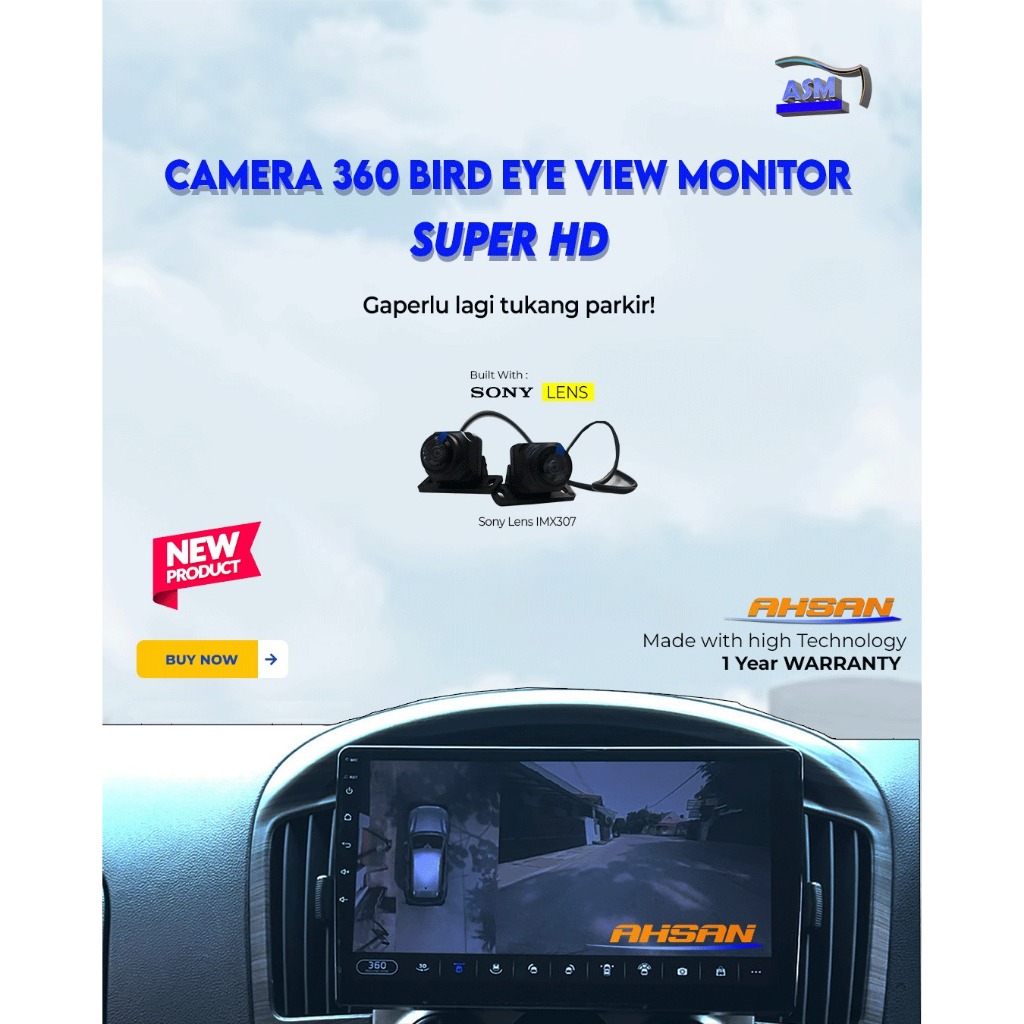 Jual Camera 360 3D Innova Zenix Tampilan Super 3 Dimensi Around View ...
