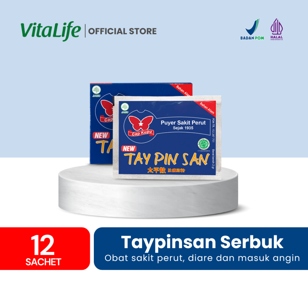 Jual Tay Pin San Serbuk 12 Sachet - Obat Sakit Perut & Diare | Shopee ...