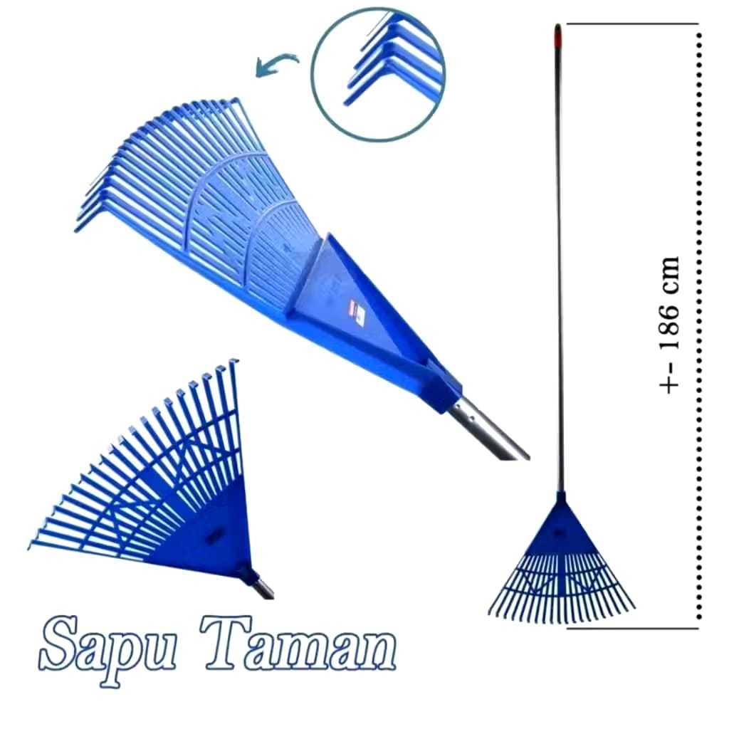 Jual Sapu Taman sapu garuk Daun Besar Garden Broom Garu Sapu Sampah ...