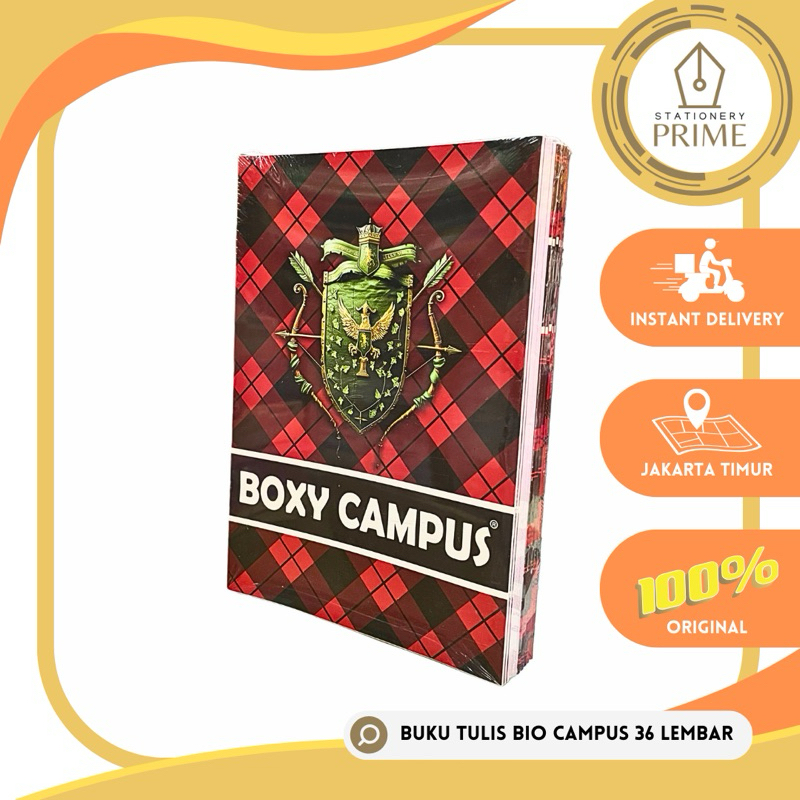Jual Buku Tulis BIO BOXY CAMPUS 36 Lembar ( 1 Pack isi 10 Buku ...